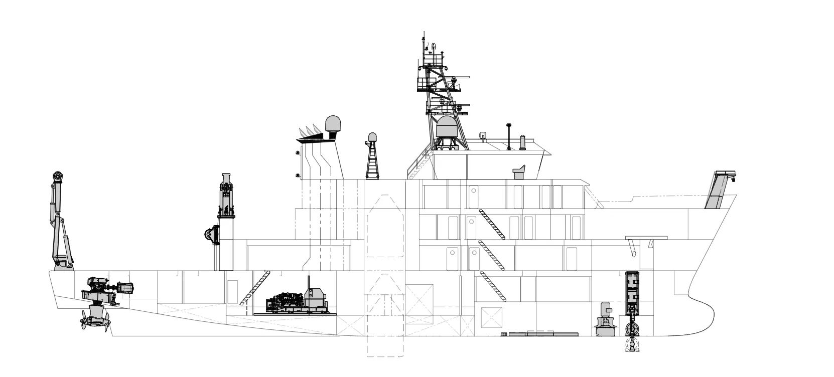 Regional Class Research Vessel Ship Design | College of Earth, Ocean ...